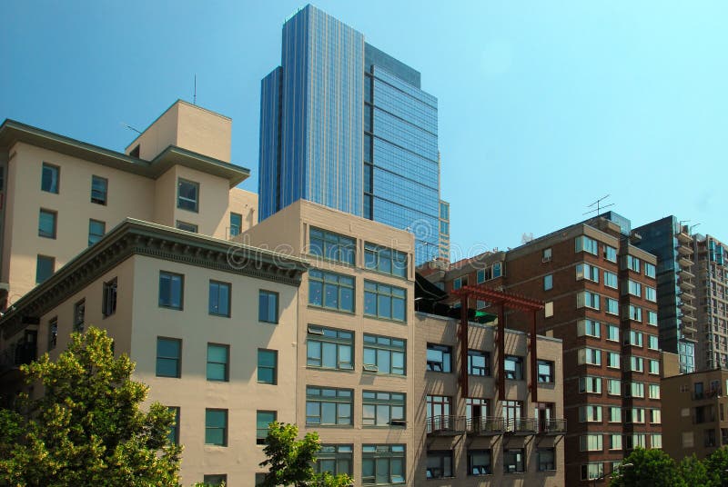 Urban Buildings stock image. Image of skyline, windows - 6012137
