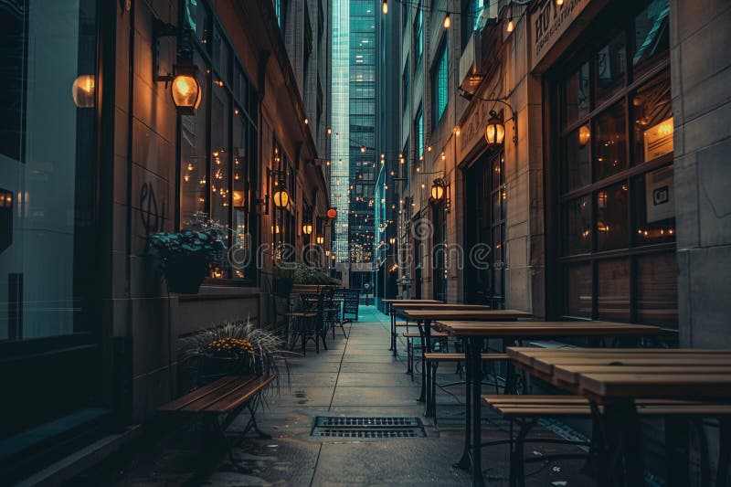 Urban Chic Backdrop City Vibes Modern Lifestyle Stock Illustration ...