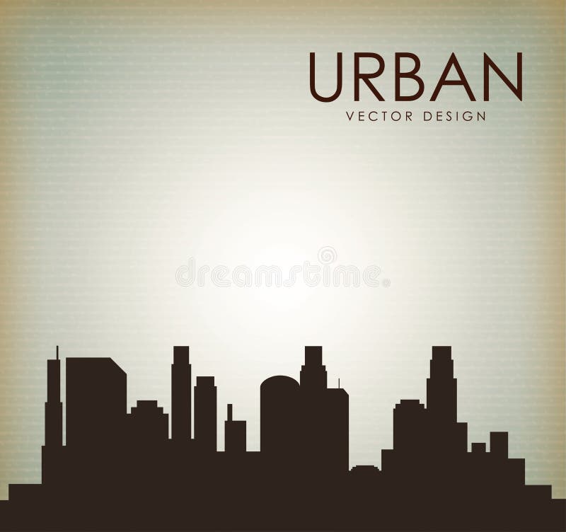 Urban city design stock vector. Illustration of city - 38545171