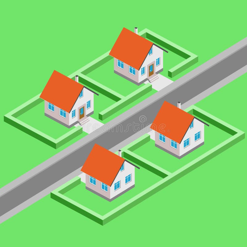 Urban City Development Vector Isometric View Stock Vector ...