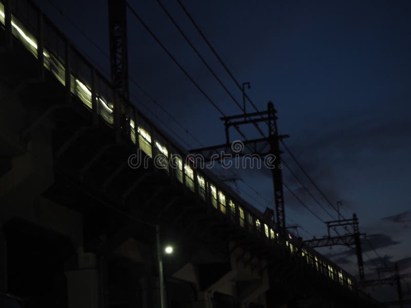 Metro at night stock photo. Image of japan, night, metro - 101820144