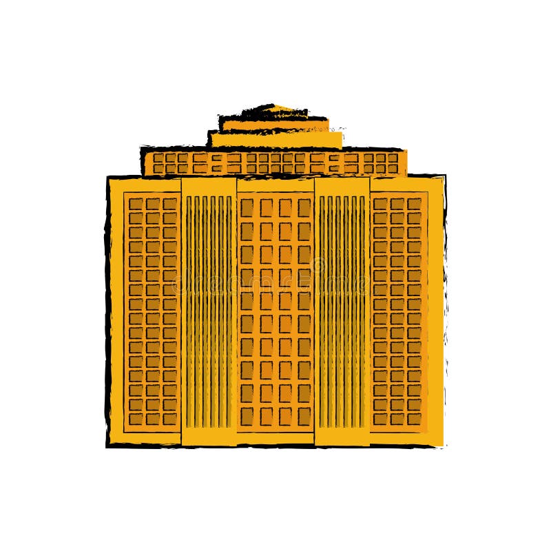 Urban city tower stock illustration. Illustration of draw - 82317233