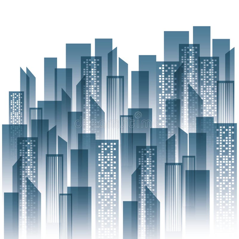 Urban city view stock illustration. Illustration of abstract - 82746421
