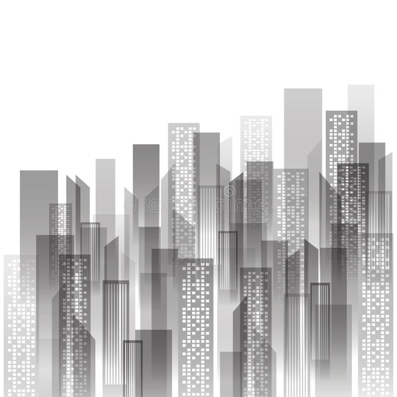 Urban city view stock illustration. Illustration of abstract - 82746569