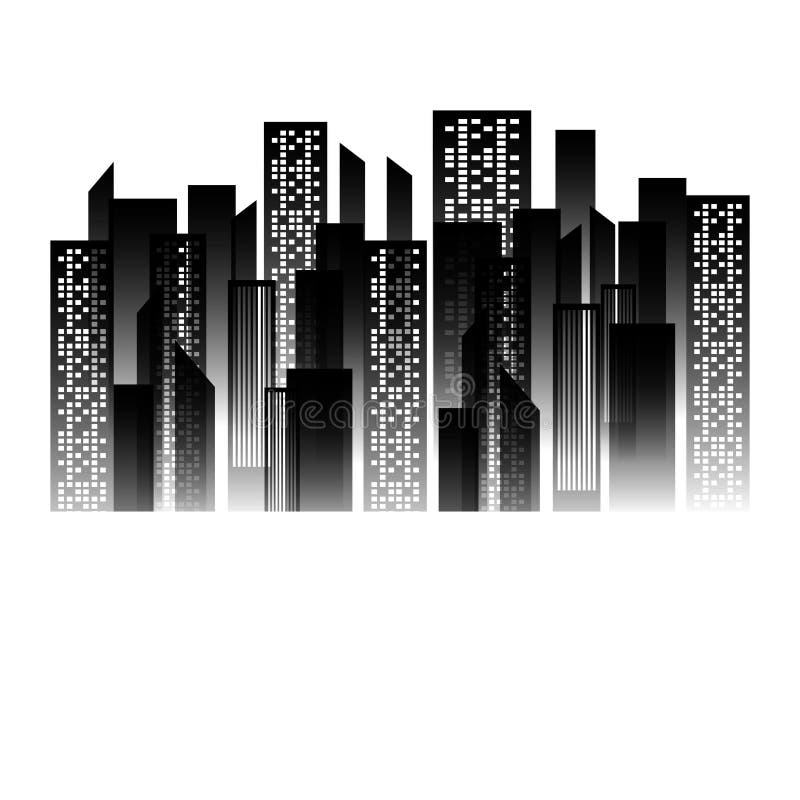 Urban city view stock illustration. Illustration of building - 82746573