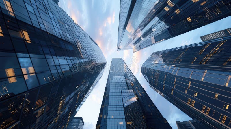 Urban Cityscape with Towering Buildings, Ideal for Architectural ...