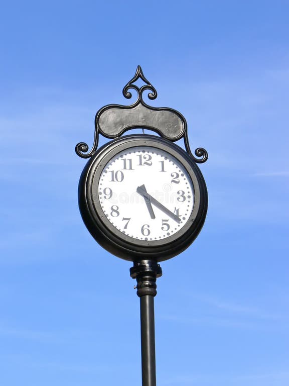 Urban clock stock image. Image of appointment, black - 10060309