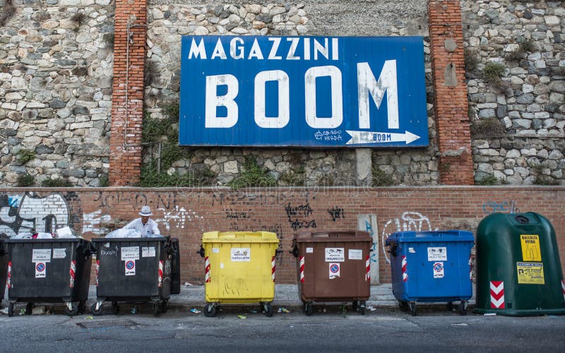 Boom editorial stock photo. Image of boom, trash, colors - 219791588
