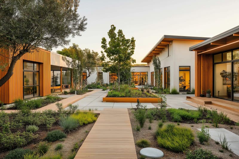 Urban Community Center with Open Courtyard and Sustainable Design ...