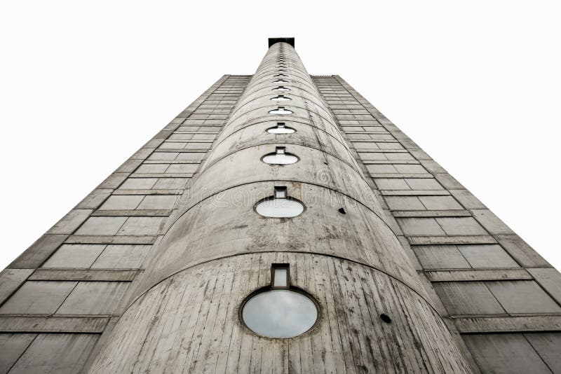 Urban concrete building stock photo. Image of design - 109495444