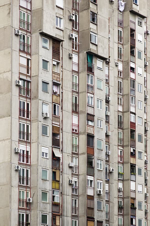 Urban concrete building stock image. Image of balkan - 110729071