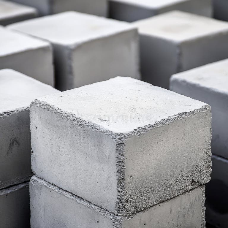 Urban Construction Elements Create a Visual Symmetry of Raw Concrete ...