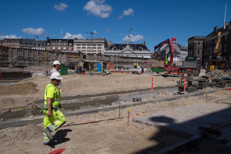 Urban construction site editorial photography. Image of copenhagen ...