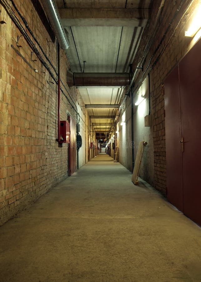 Old Corridor at Alcatraz stock image. Image of tourism - 4201725