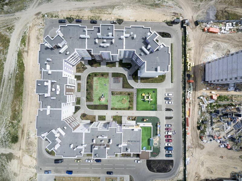 Courtyard at High School stock image. Image of florida - 28333011