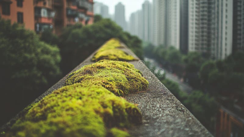 Urban Decay: a Dilapidated Wall and a Broken Pathway in a Densely ...