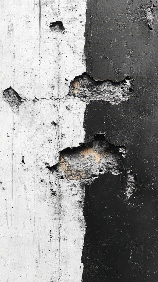 Urban Decay Wall Mosaic - Peeling Layers of Paint and Geometric Void ...