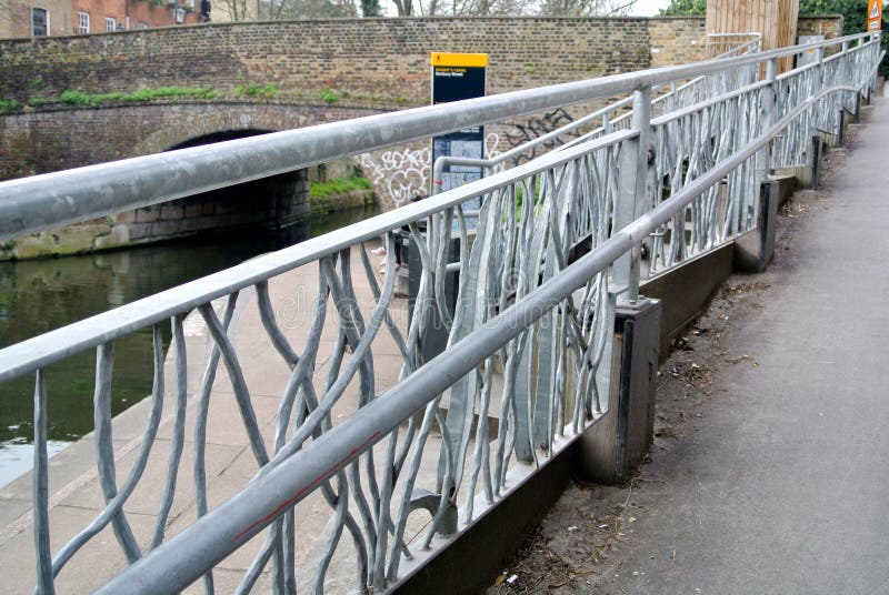 Metal railing stock image. Image of decorated, metal - 100781961