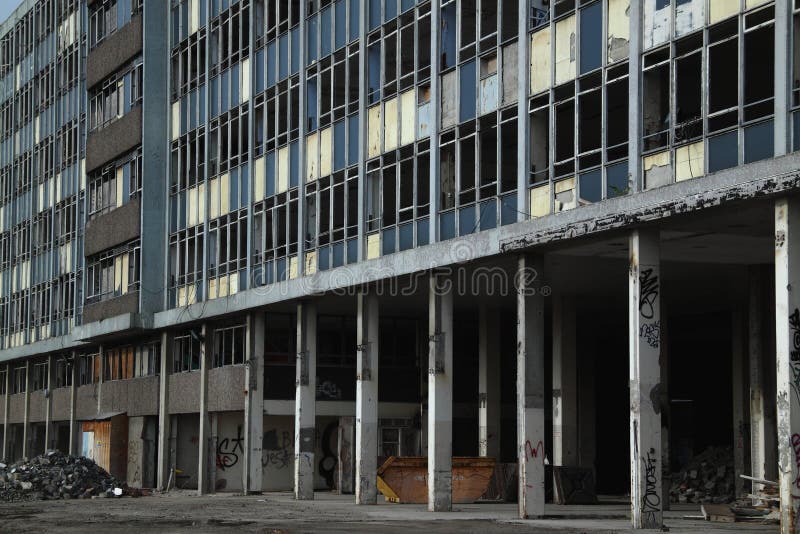 Urban Dereliction stock image. Image of demolition, city - 12201351