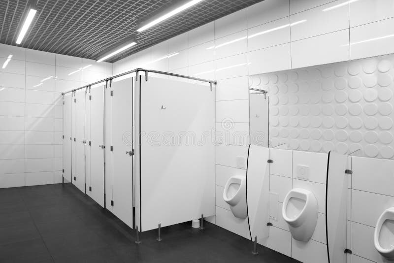 Urban design men restroom stock image. Image of public - 88237323