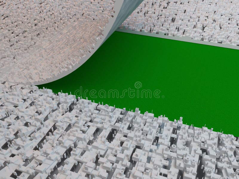 Urban development stock illustration. Illustration of district - 65991423