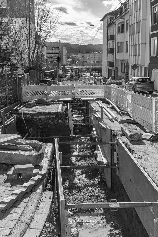 Urban Development Near Railway Tracks Stock Photo - Image of bridge ...