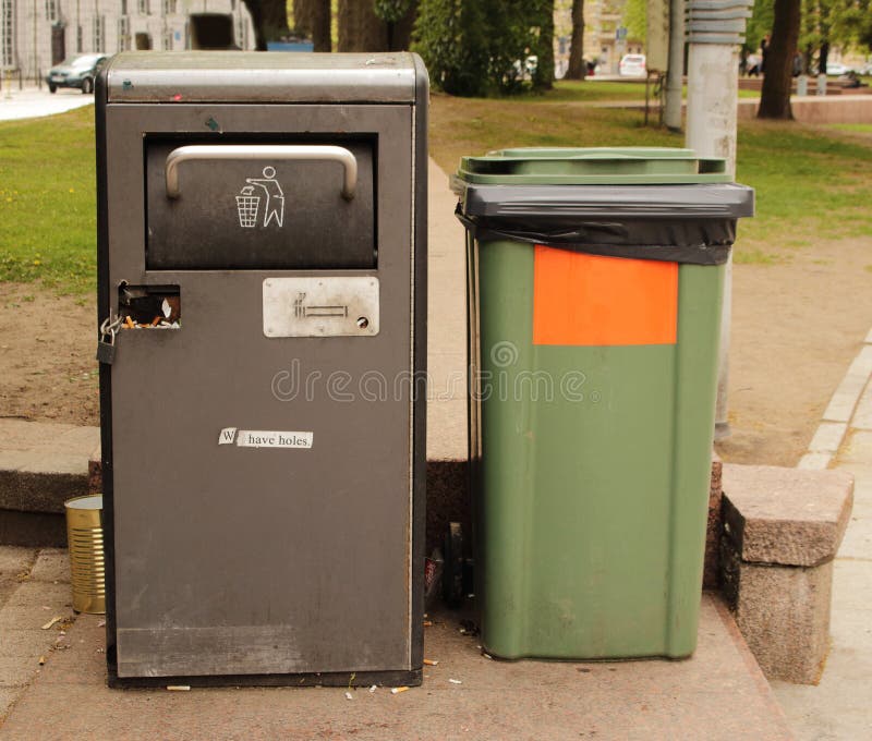 Urban Recycle Trash stock image. Image of rubbish, recycle - 15873819