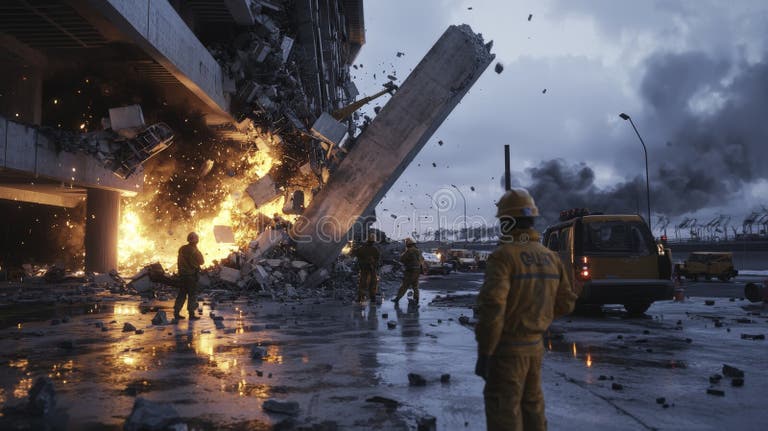 Urban Disaster Response Team Heroes Confront Building Collapse in ...