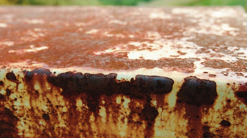 Urban Disfigurement Due To Rust Stock Image - Image of metal ...