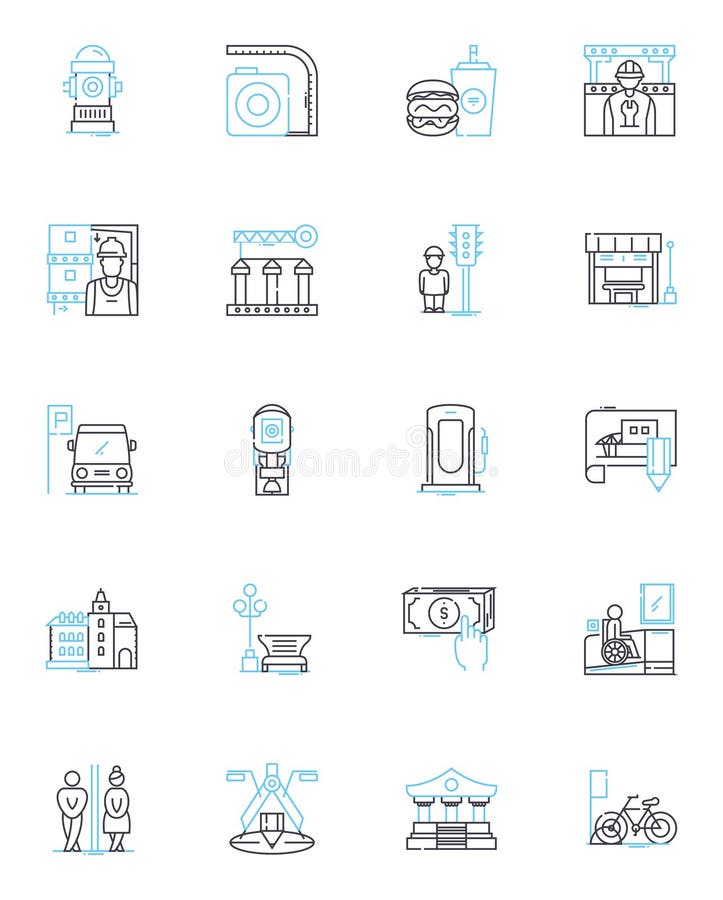Urban Dwelling Linear Icons Set. Metropolitan, Cosmopolitan, Cityscape ... Urban Dwelling Linear Icons Set. Metropolitan, Cosmopolitan, Cityscape ...