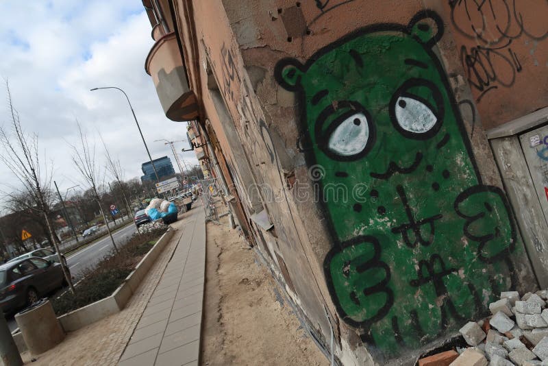Urban Environment with the Stairs in Gray Color Editorial Stock Image ...