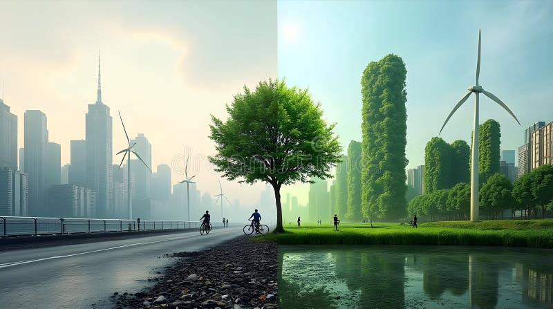 Urban Evolution stock illustration. Illustration of development - 357044427