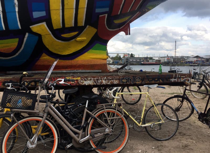 Urban Exploration in the City of Amsterdam Editorial Stock Photo ...