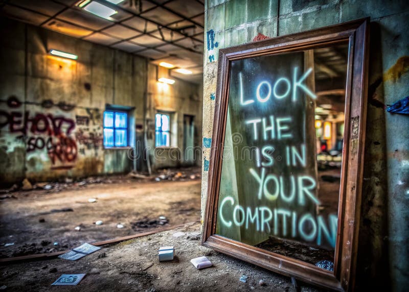 Urban Exploration and Reflection a Powerful Visual of Success and Inner ...