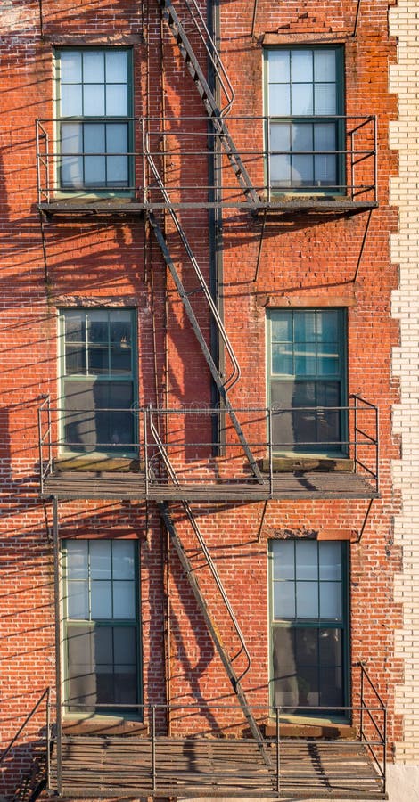 Urban Fire Escape stock photo. Image of iron, outdoors - 73225940