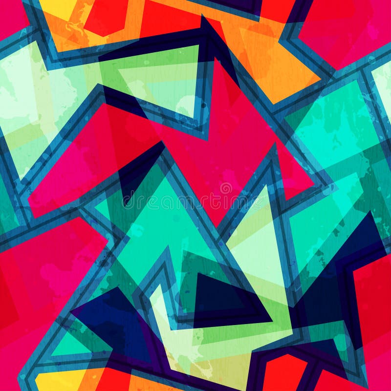 Urban Geometric Seamless Pattern Stock Vector - Illustration of line ...