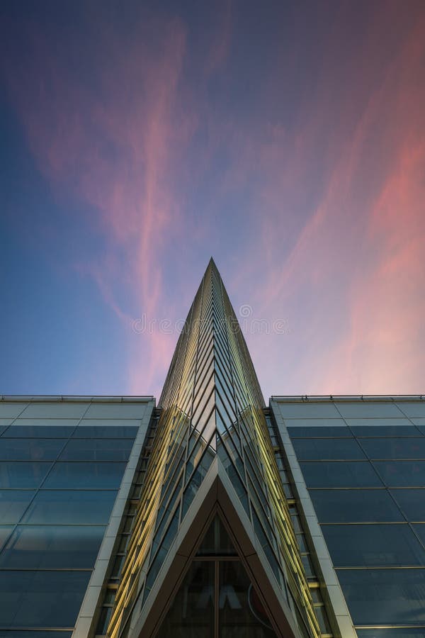 Urban Geometry Glass Building Stock Photo - Image of company, financial ...