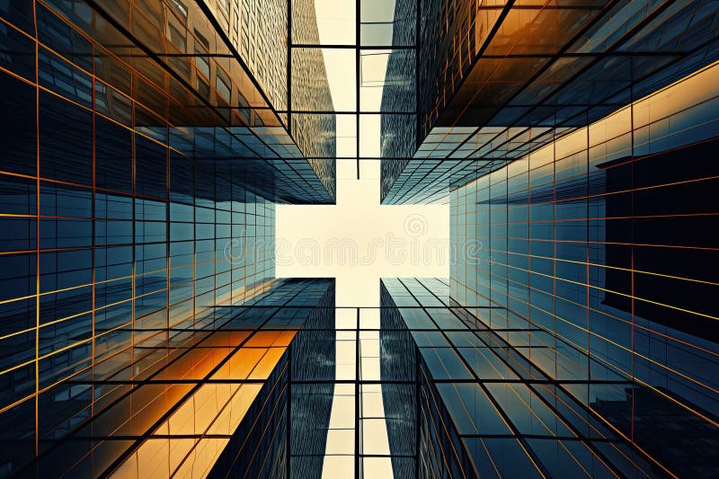 Urban Geometry. Lines and Angles of the City Stock Illustration ...