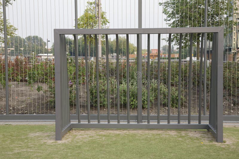 Urban Goal in City Setting stock image. Image of goal - 87879479