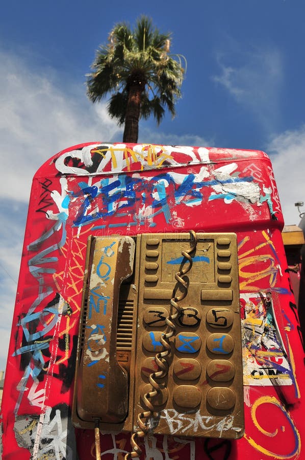 Urban Graffiti Arizona Phone Stock Image - Image of culture, plam: 26201365