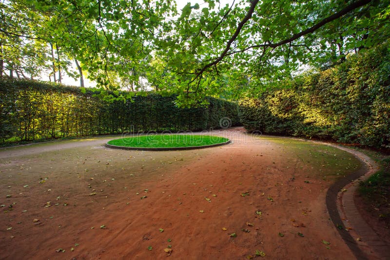 Urban Green Area Crossed by Highway Stock Photo - Image of asphalt ...