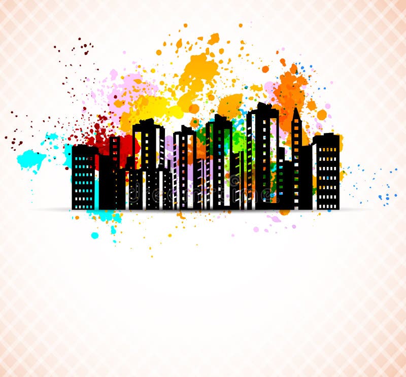 Abstract Grunge Circles. Education Background Stock Vector ...