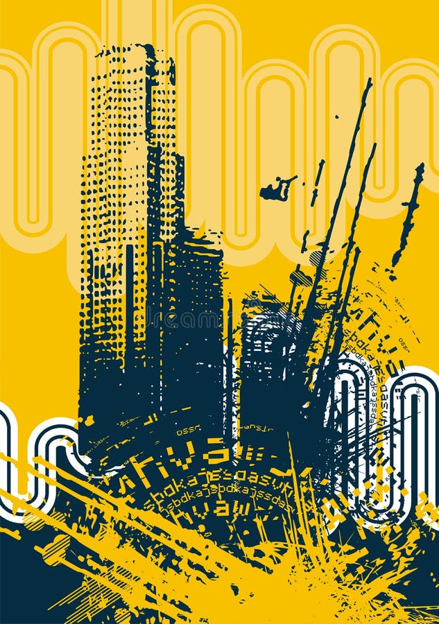 Urban grunge background stock illustration. Illustration of grungy ...