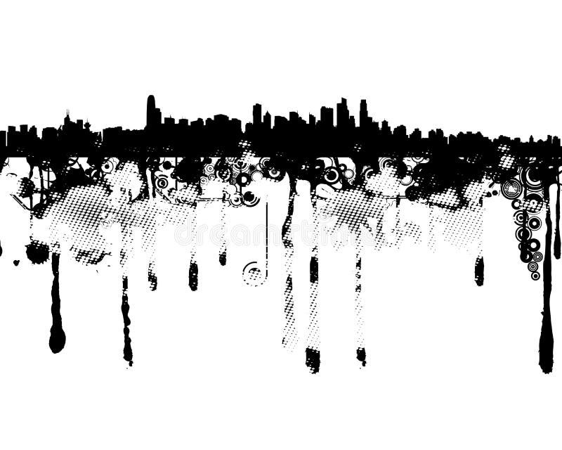 City grunge stock vector. Illustration of urban, tower - 2095898