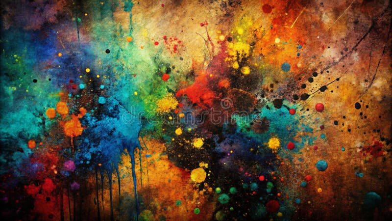 Urban Grunge Texture Background Splattered Paint Stock Photo - Image of ...
