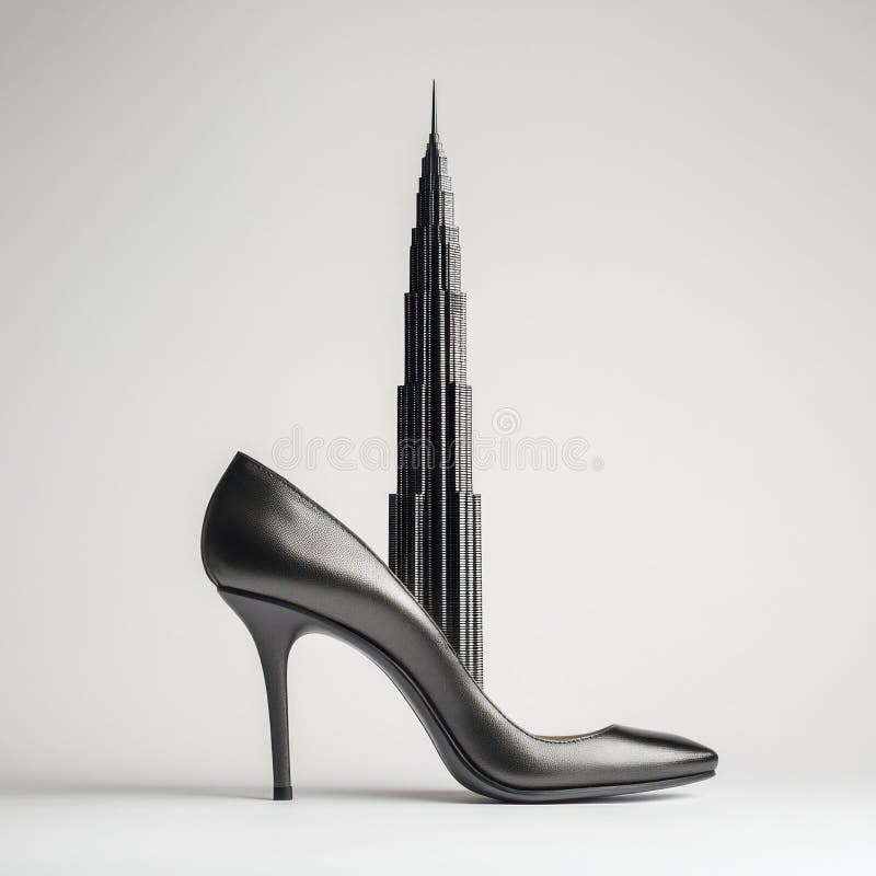 Urban Heel Transformation stock illustration. Illustration of elegance ...