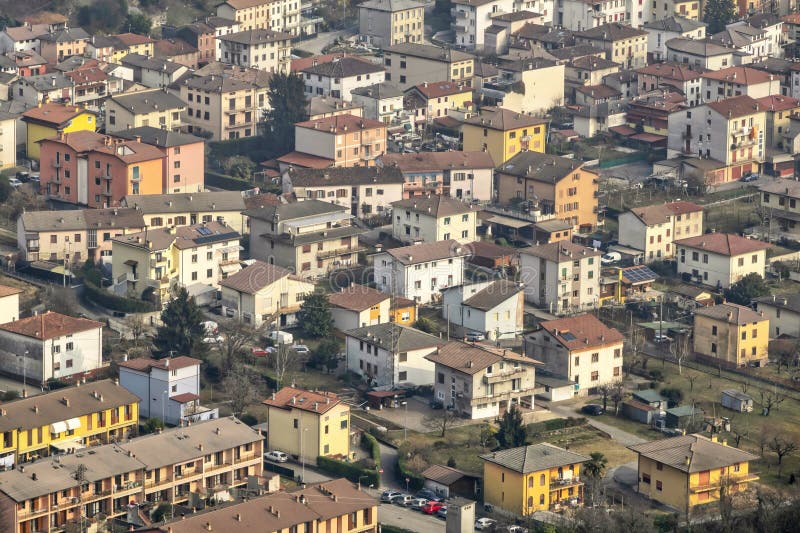 Urban homes in Italy stock photo. Image of estate, outdoors - 263850066