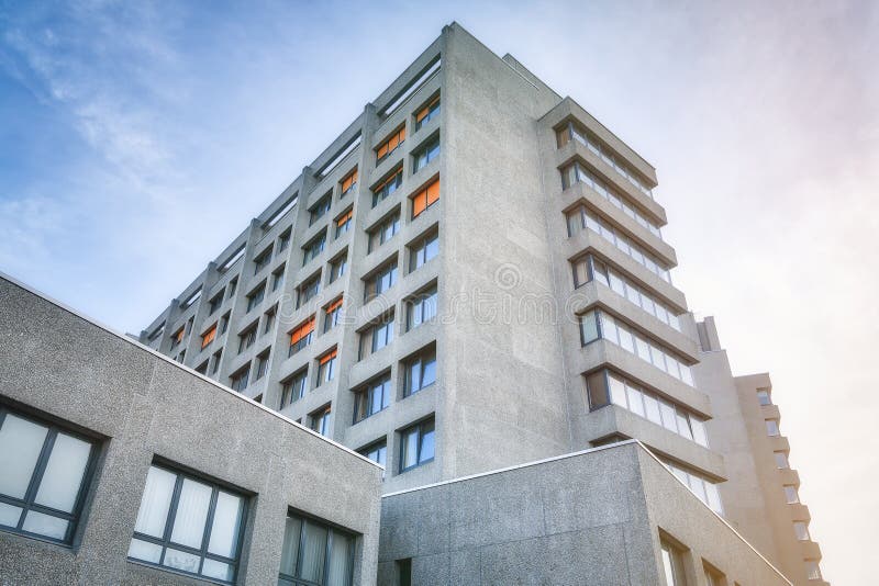 Urban Hospital and Office Buildings Stock Photo - Image of hospital ...