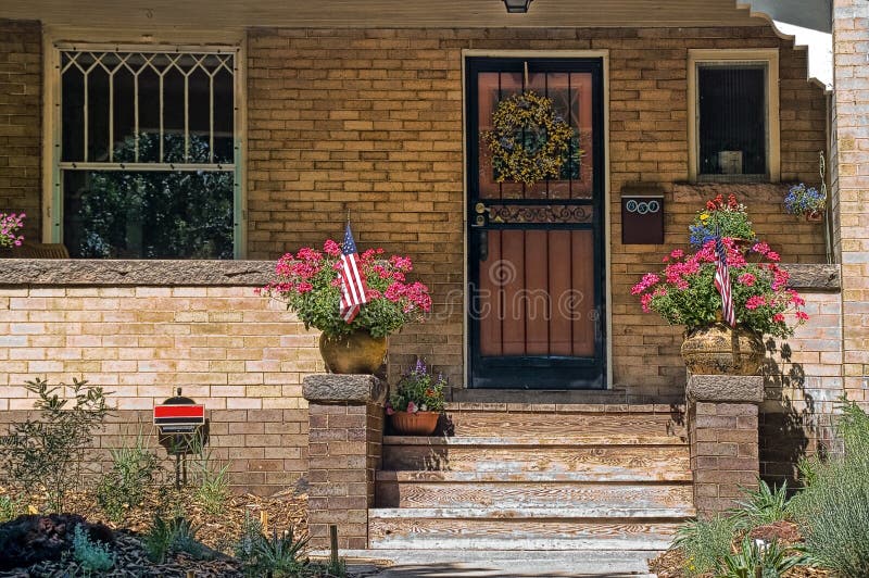 Urban House Gardens stock photo. Image of brick, affluence - 2772268