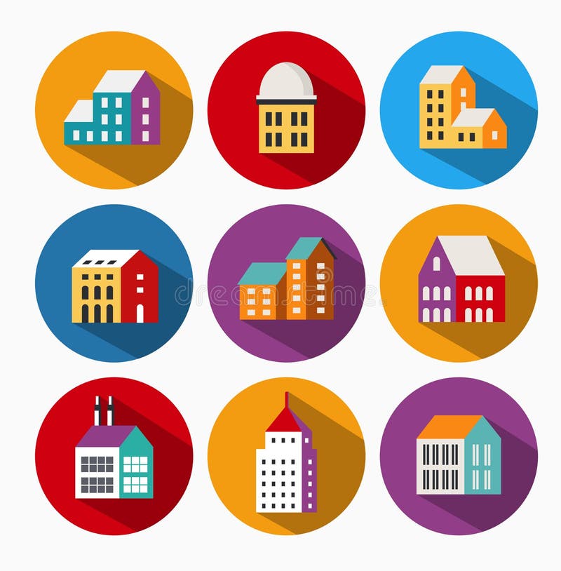 Urban icons stock vector. Illustration of industrial - 61345789